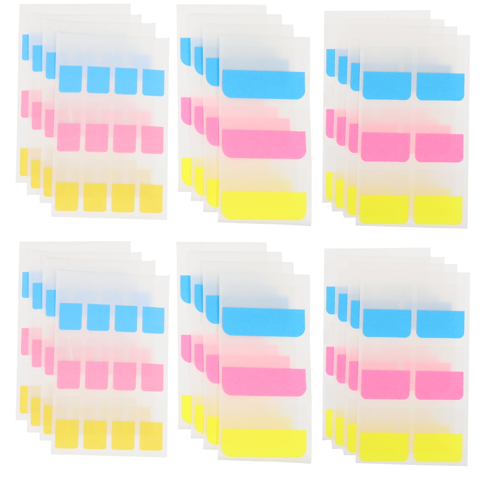 Colored Stickers 3 Sets Index Label Books Labels Annotation Supplies ...