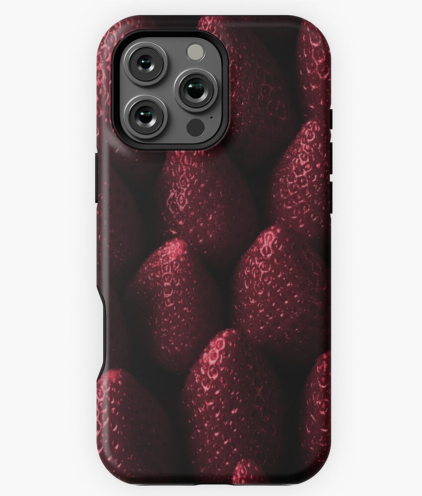 Colored Strawberry Fruit Design Phone Case for iPhone 16 15 14 13 12 11 ...