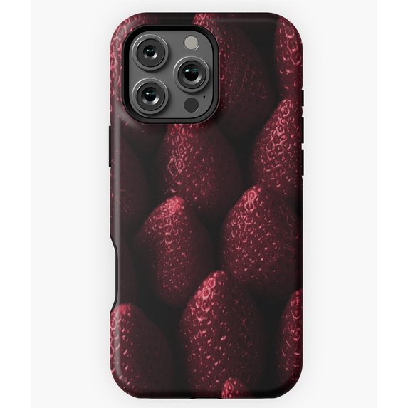 Colored Strawberry Fruit Design Phone Case for iPhone 16 15 14 13 12 11 ...