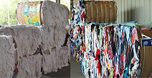 Colored T-Shirt/Knit Rags - 50 LB. Box - Shop Rags - Low LINT Recycled ...