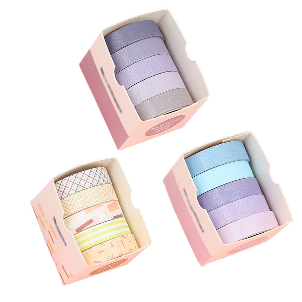 Colored Tape 15 Roll Rainbow Tape for Egg Decorating, DIY School ...
