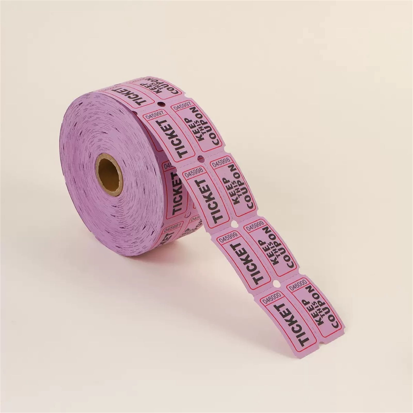 Colored Tear-Off Ticket Vouchers Double Roll Raffle Tickets – 500 ...