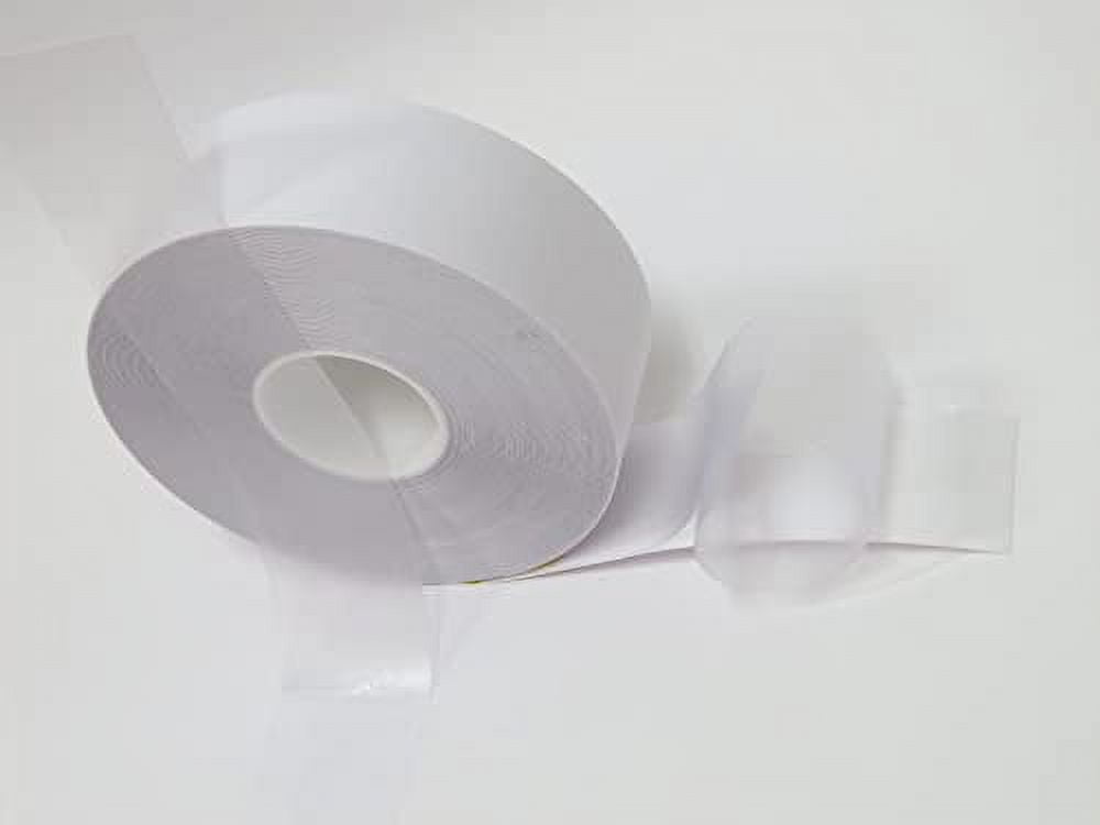 Colored Transparent Tape with Sticky Adhesive (Clear Frost, 1/4 inch x ...