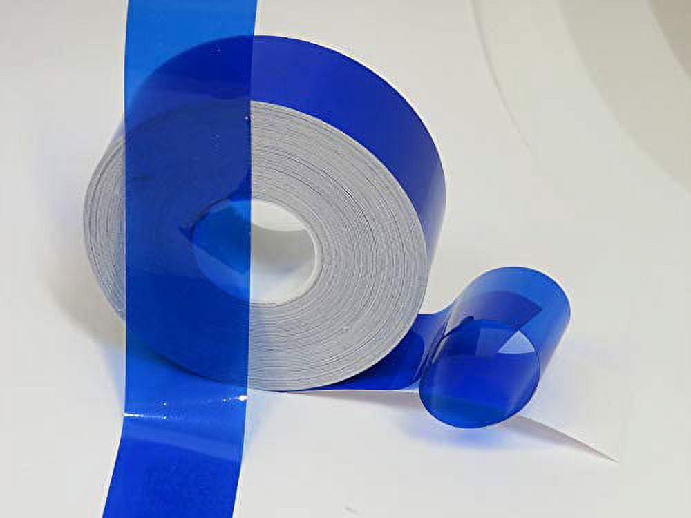 Colored Transparent Tape with Sticky Adhesive (Royal Blue, 3/4 inch x ...