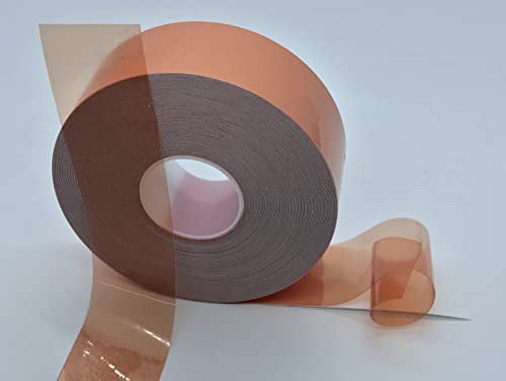 Colored Transparent Tape with Sticky Adhesive (Tan, 6 inch x 25 feet ...