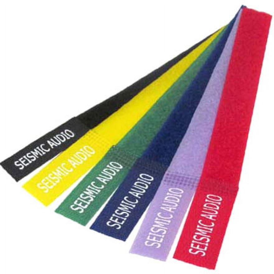 Colored Velcro Cable Ties - 8 Inches - (Pack of 6) - Walmart.com