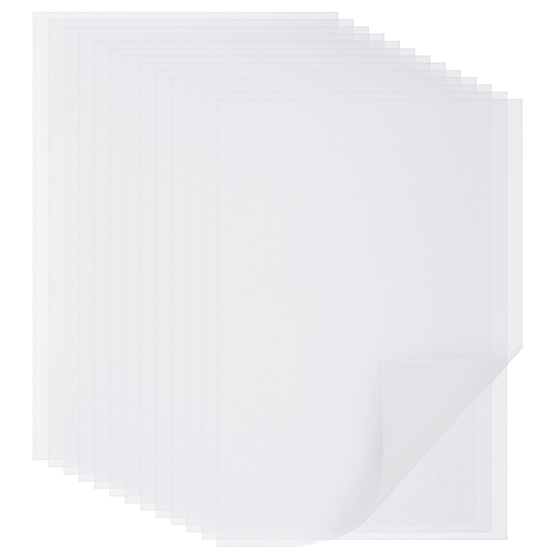 Colored Vellum Paper 8.5 TSF6 x 11'' 50 Sheets Transparent Vellum Paper ...