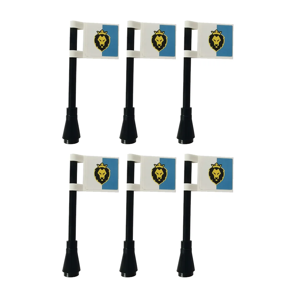 Colored Wave Flags for City Square Ninja Police Castle Knight Holiday ...