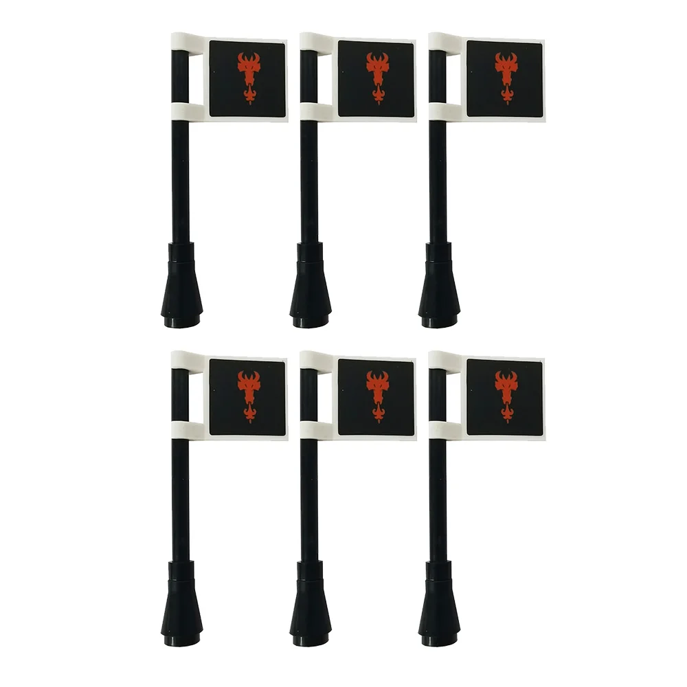 Colored Wave Flags for City Square Ninja Police Castle Knight Holiday ...