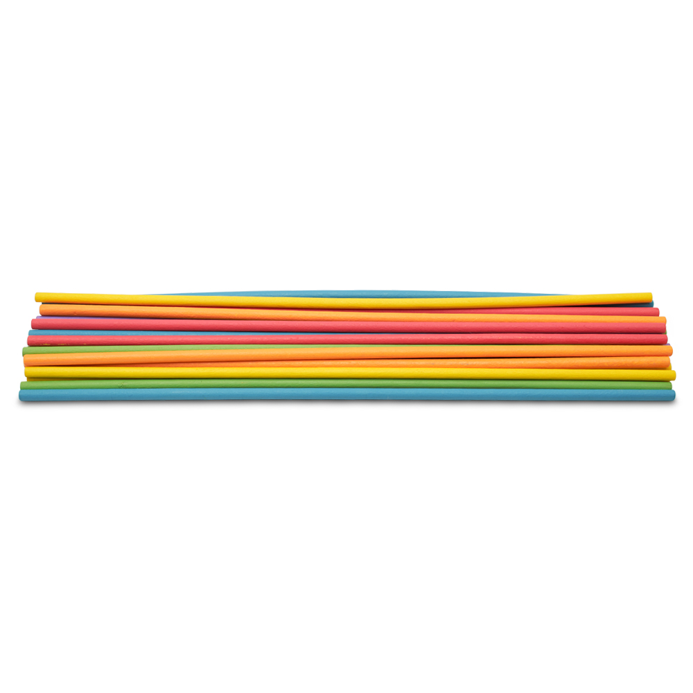 Colored Wooden Dowels, 12 Inch, 3/16 Inch Thick, Pack of 60 Assorted ...