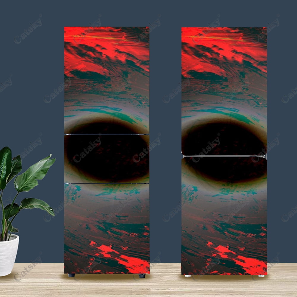 Colored black hole Refrigerator Stickers Home r Kitchen Murals Wall ...
