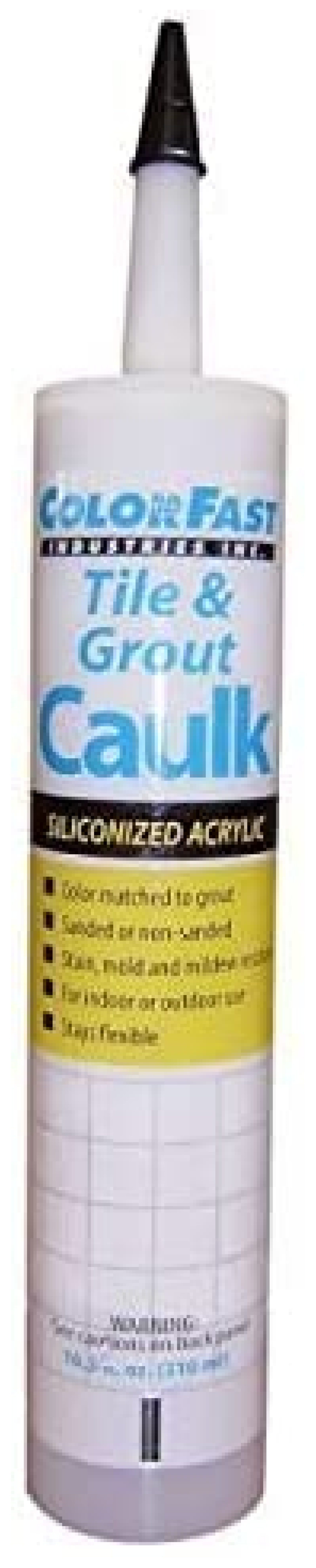 Colorfast Caulking - 10.3 fl oz Natural Gray #14 - Siliconized Acrylic ...