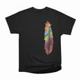 Colorflight Feather T-Shirt Tee Gift For Him Merch For Her Apparel For ...