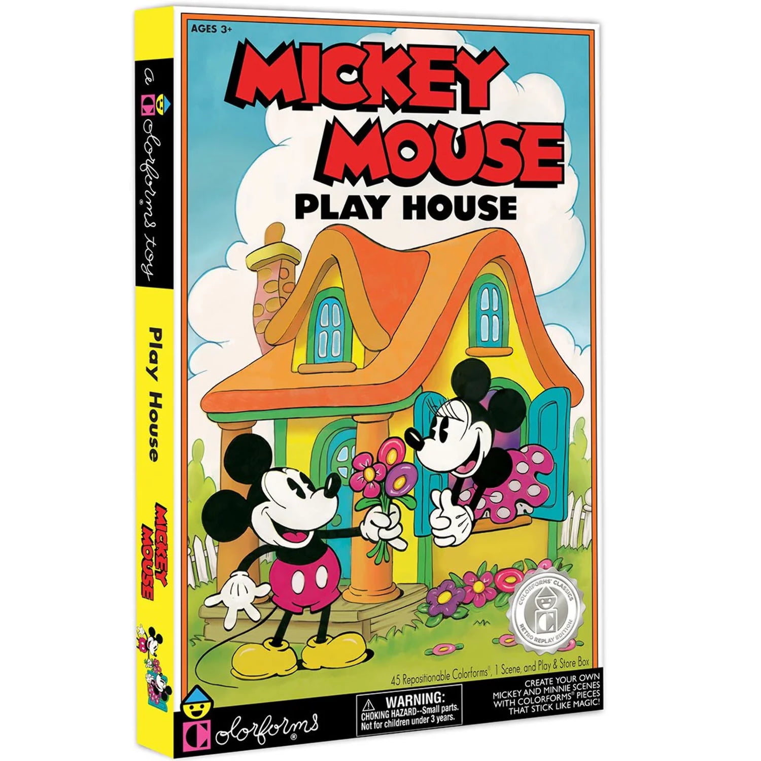 Disney Colorforms Cling Vinyl Retro Mickey Mouse & Minnie Activity ...