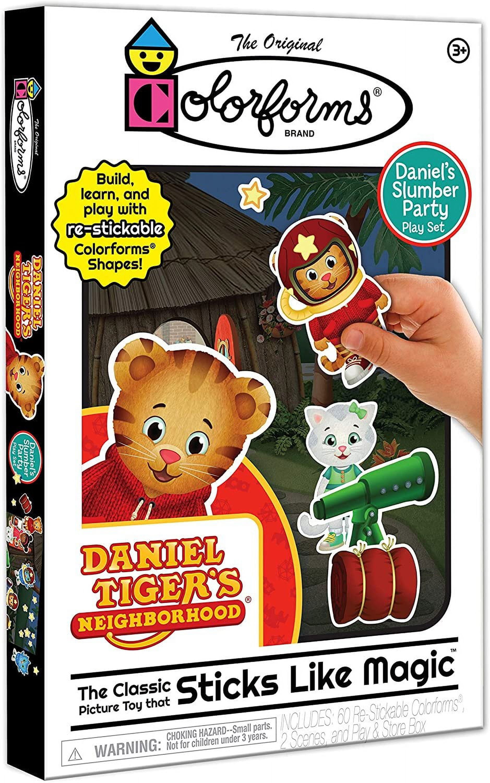 Colorforms Daniel Tiger Kids Activity Set with Re-Stickable Stickers ...
