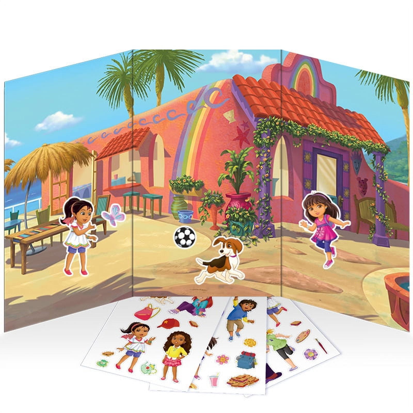 Colorforms Brand Dora and Friends On The Go Restickable Set - Walmart.com