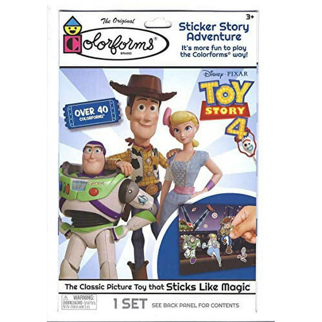 Colorforms Toy Story 4 Sticker Story Adventure Play Set - Walmart.com
