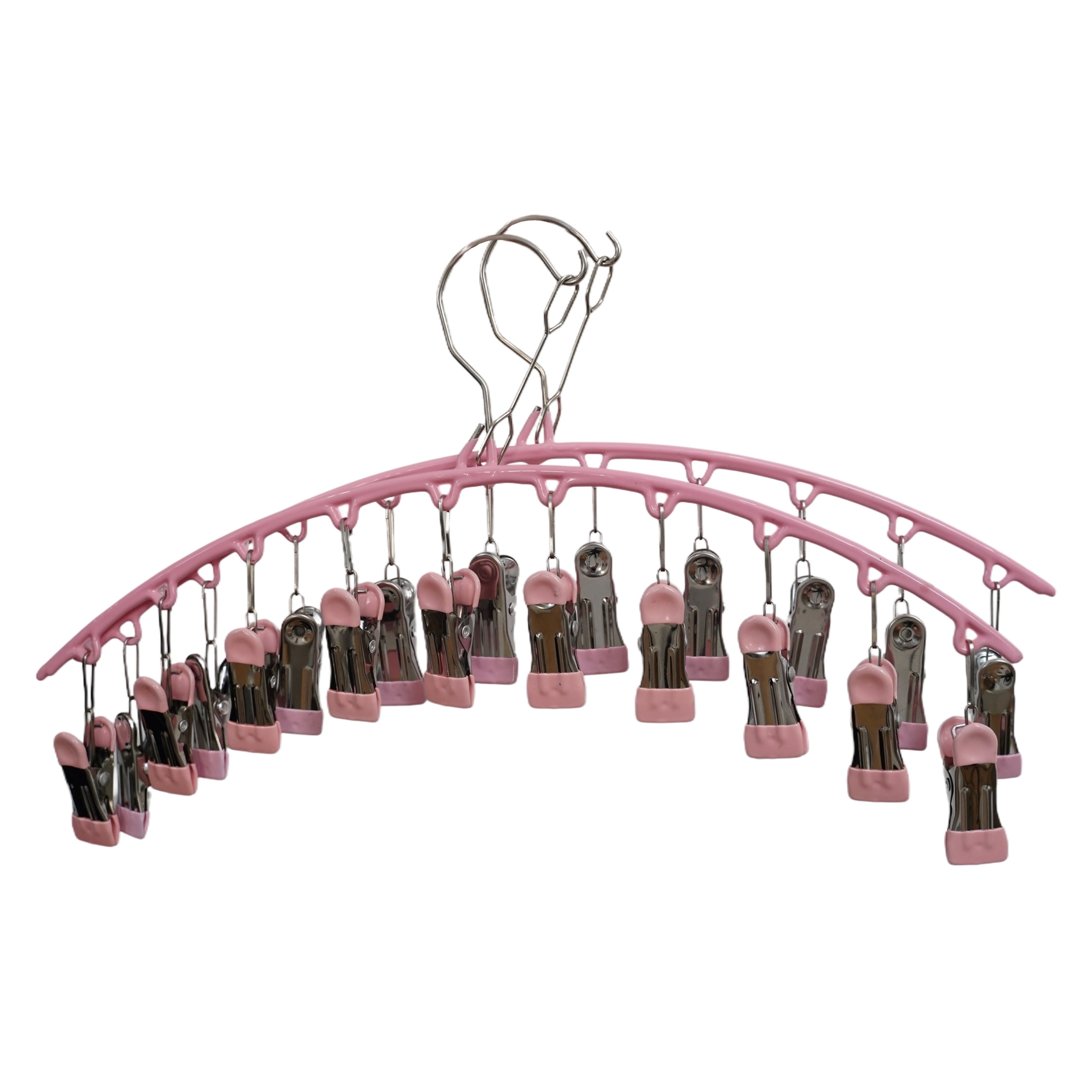 Colorful 10 Clip Sock Drying Rack Green Versionbt EDC12-5 - Walmart.com