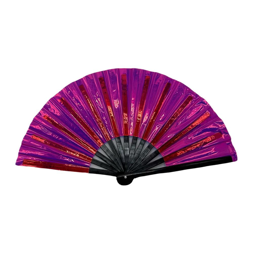 Colorful 10 Inch Kung Fu Fan Pvc Fan Supporting Concert Performance ...