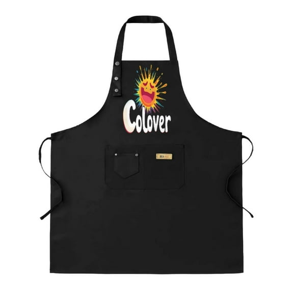 Colorful 2 Pack Bib Apron Set - Adjustable Kitchen Chef Apron with ...