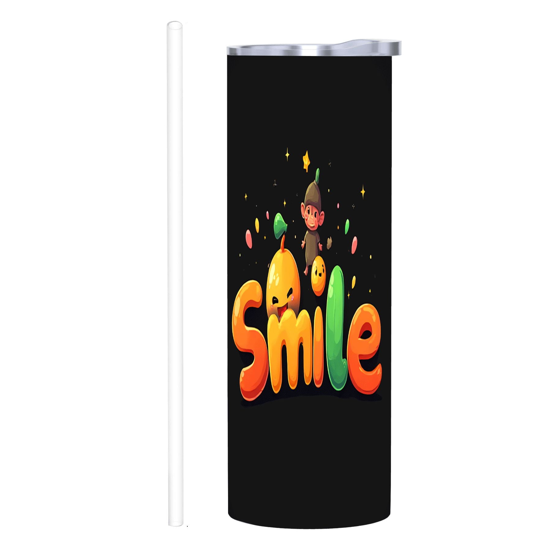 Colorful 20 oz Stainless Steel Insulated Tumbler Cartoon Characters and ...