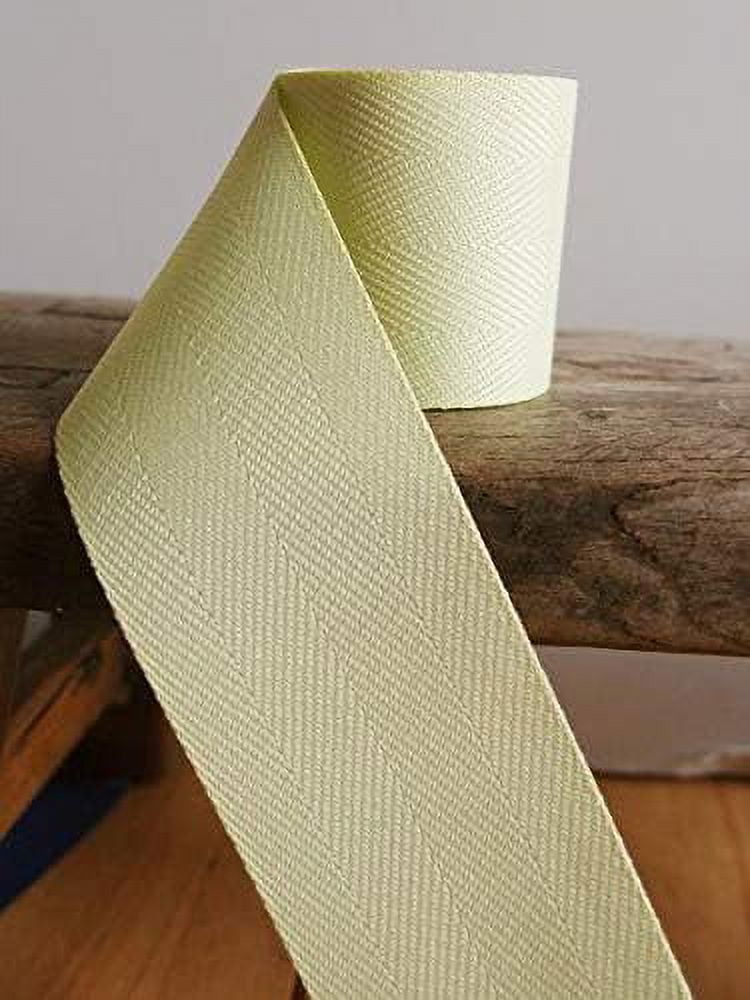 Colorful 25 Yards Herringbone Tape Twill Ribbon, Size 3/8", 5/8" 1.5 ...