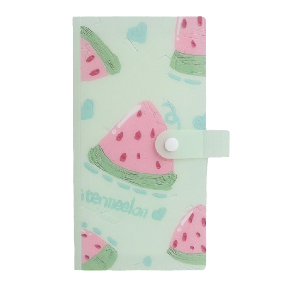 Colorful 3-Grid Photo Album PP Material 9x5.7cm Organized Storage ...