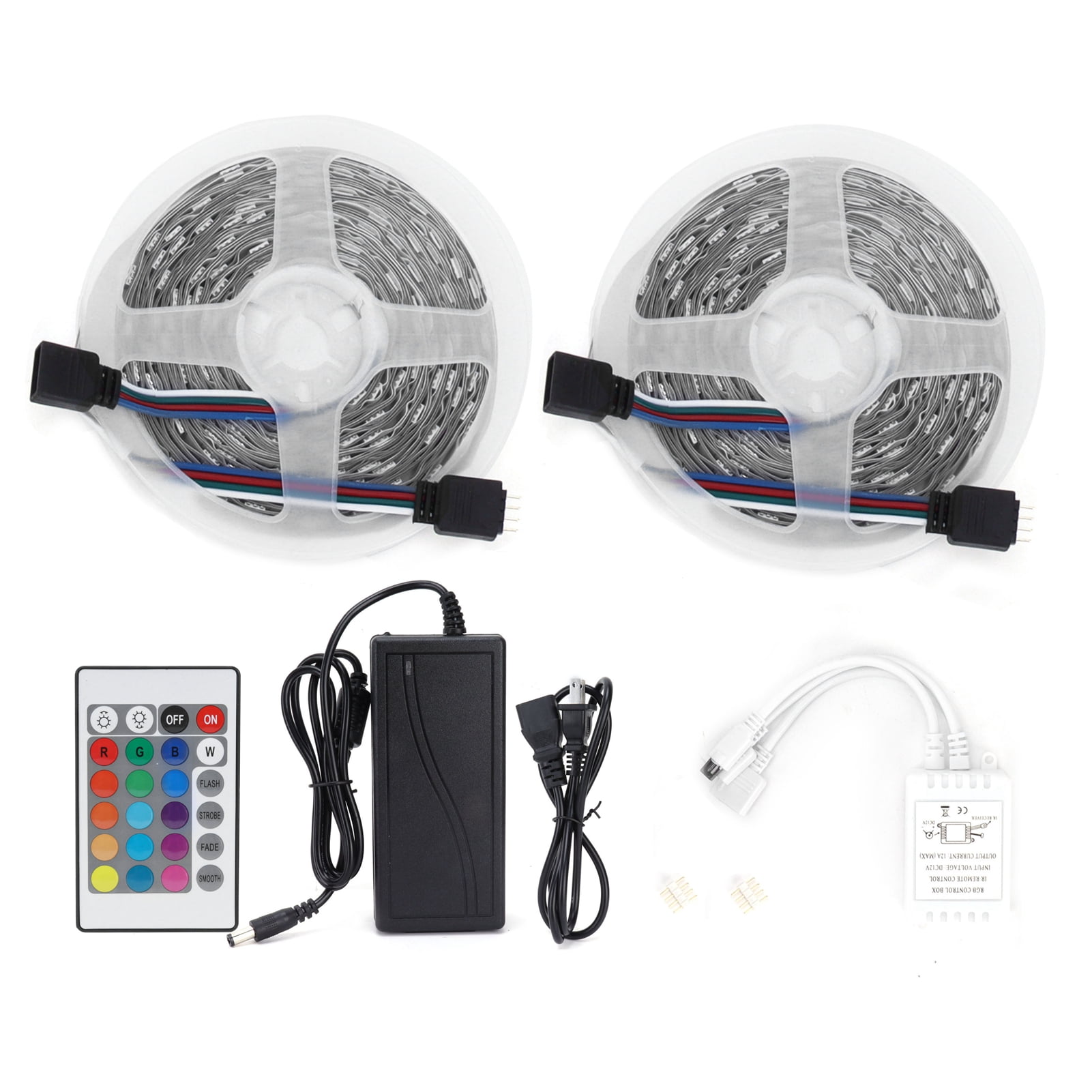 Colorful 300LED Strip Light 10M RGB Strip Light Dimmable 12V for ...