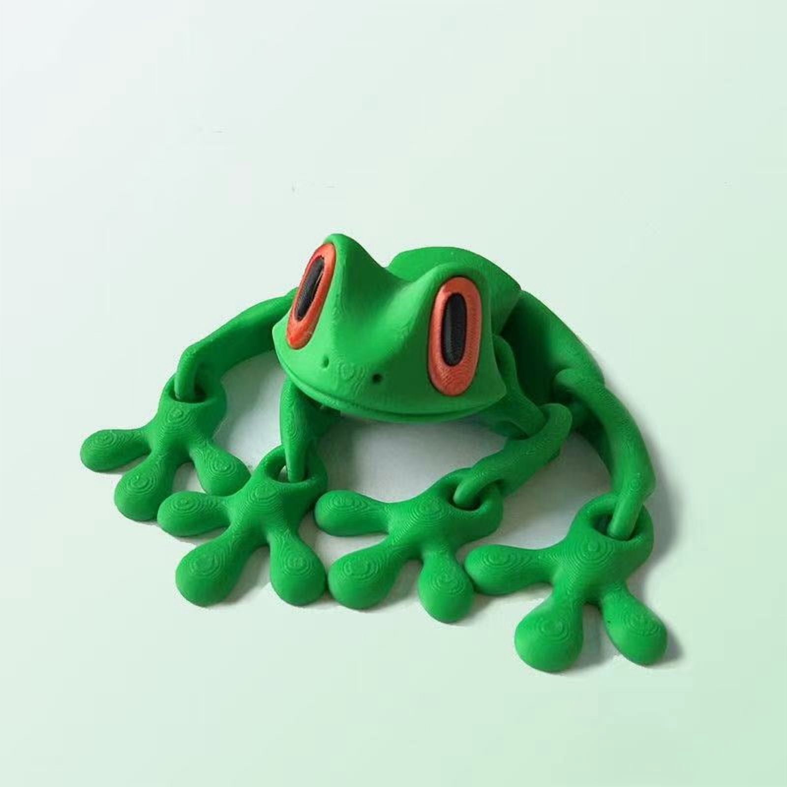 Colorful 3D Magnetic Articulated Frog Fridge Magnets,Fun Gift for ...