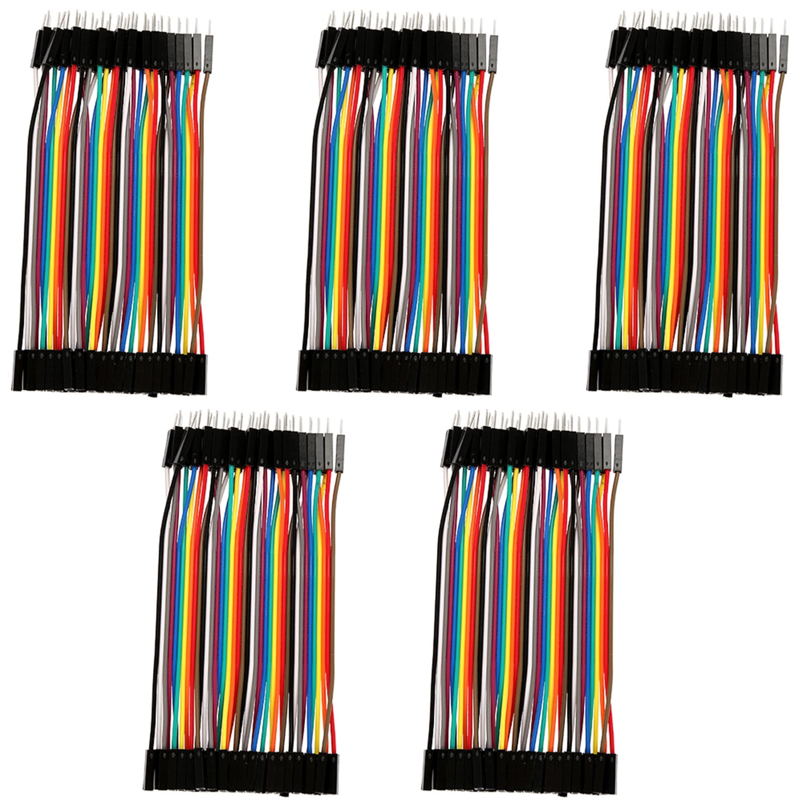 Colorful 40pin 11.5cm Jumper Wires Set M to F Ribbon Cable for ...