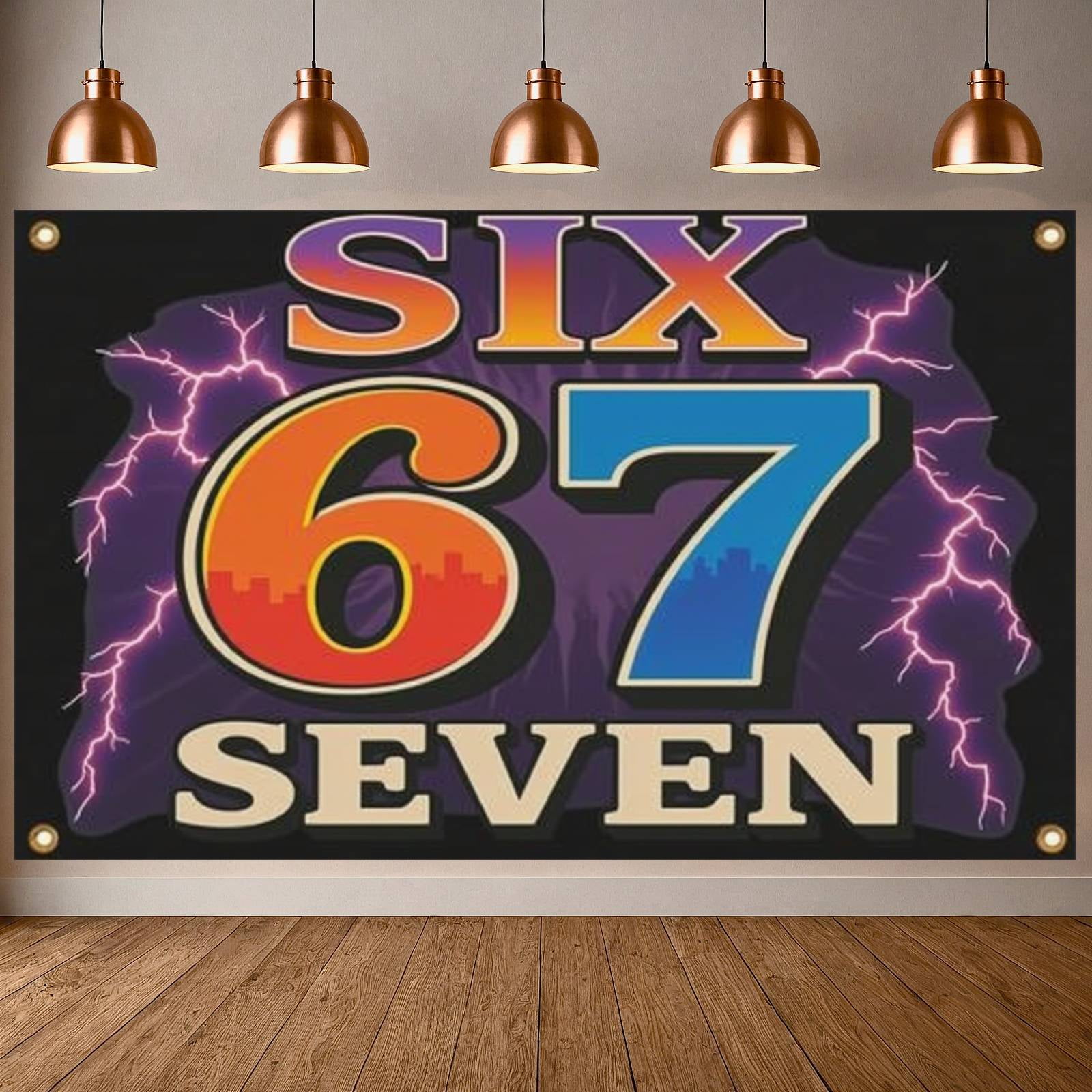 Colorful 67th Birthday Banner Dripping Effect Festive Background 3D ...