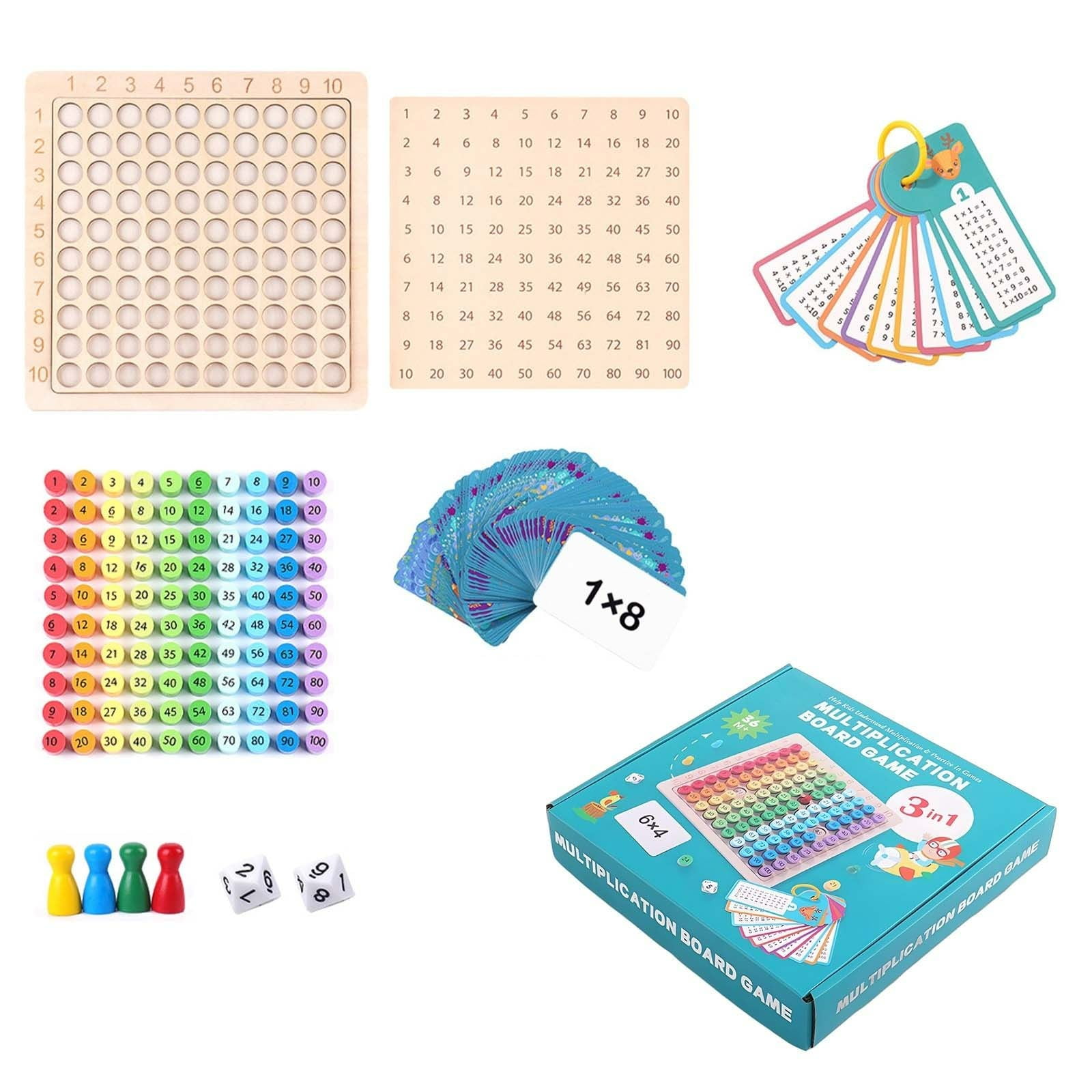 Colorful 99 Multiplication Table Toy For Children Early Education ...