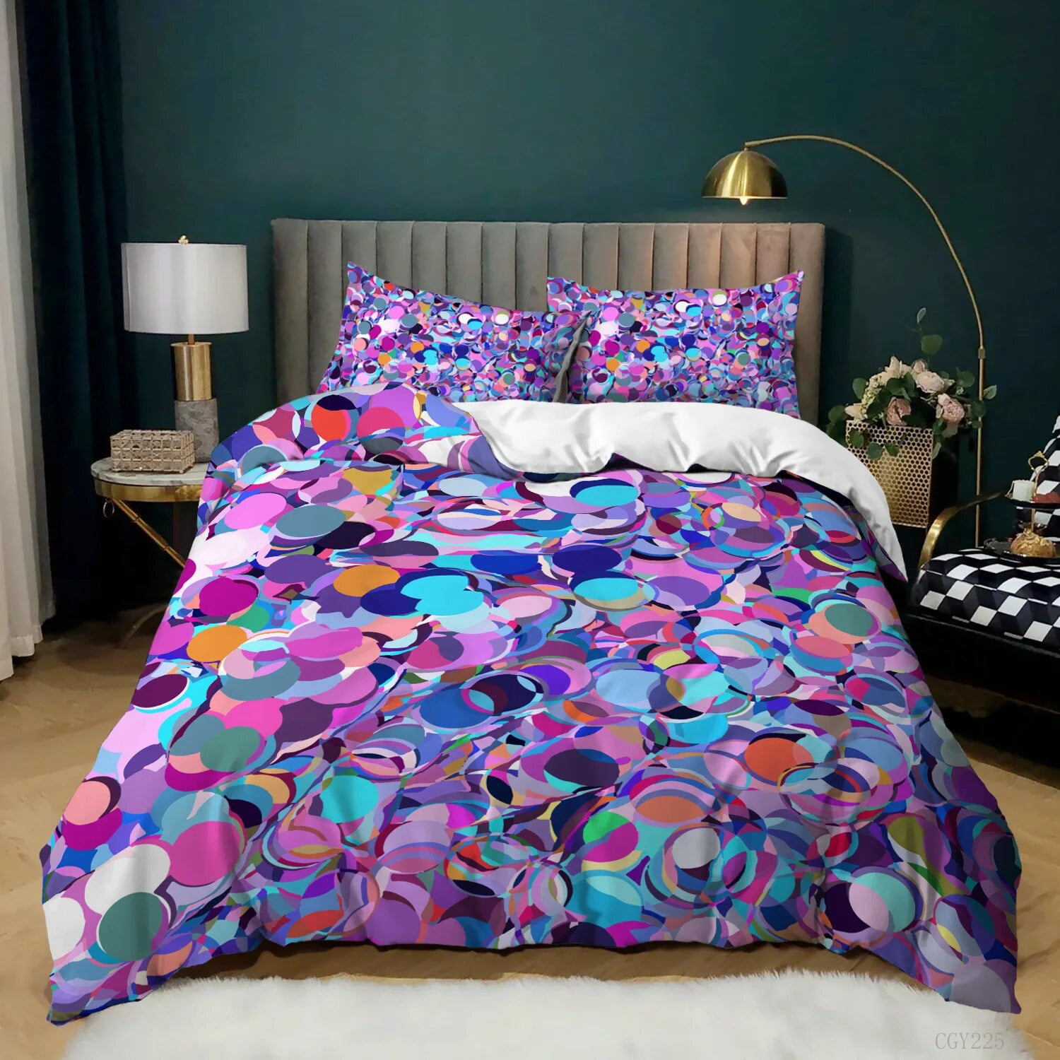 Colorful Abstract Art Duvet Cover Set Bedding Set Comforter Cover Quilt ...