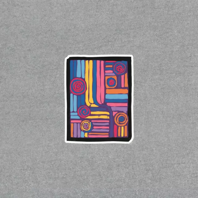 Colorful Abstract Art Print - Vibrant Geometric Shapes Wall Decorphone ...