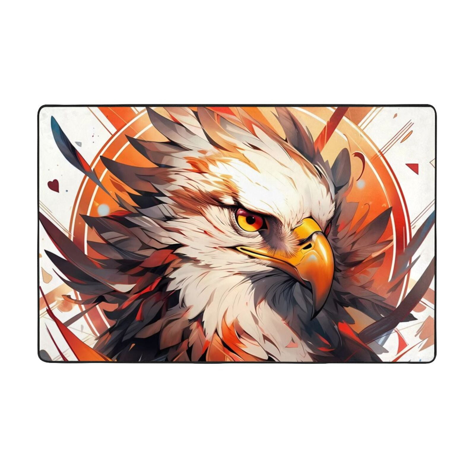 Colorful Abstract Eagle Universal Door Mat Indoor Entrance, 60×39 Non ...