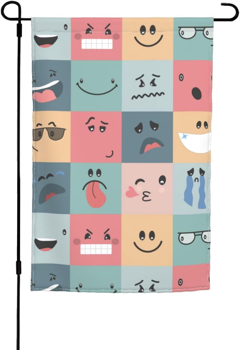 Colorful Abstract Expression Seamless Pattern Garden Flag 12x18 Inch ...