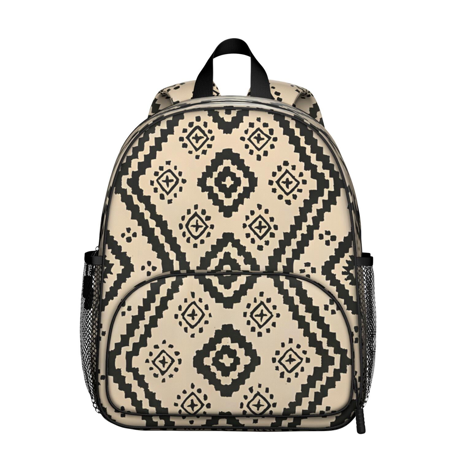 Colorful Abstract Geometric Backpack – Bohemian Style Lightweight ...