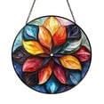 Colorful Abstract Glass Suncatcher – Modern Window Decor - Walmart.com