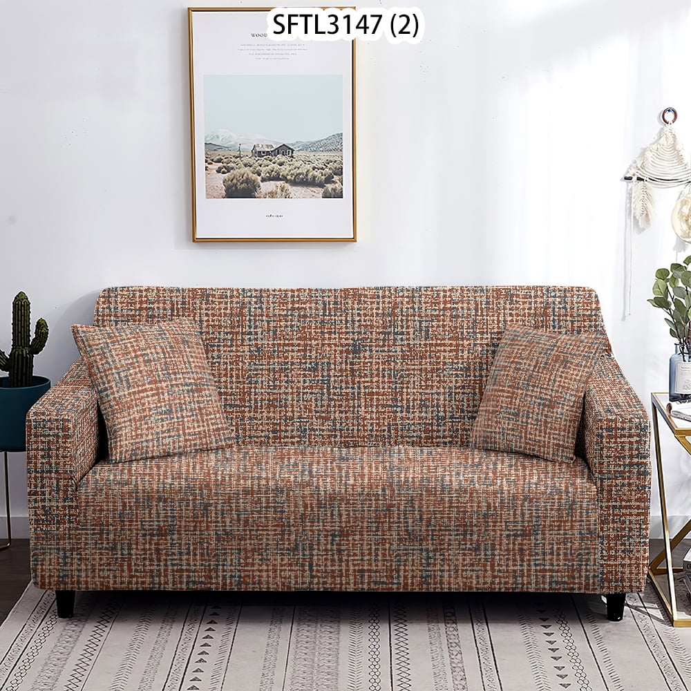 Colorful Abstract Ink Adjustable Sofa Cover Stripes Plaids And Covers ...