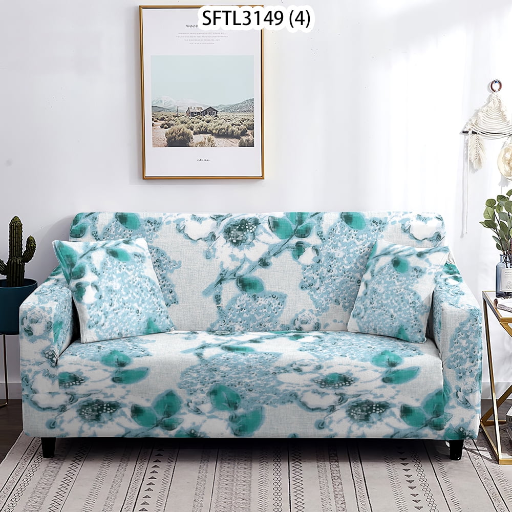 Colorful Abstract Ink Adjustable Sofa Cover Stripes Plaids And Covers ...