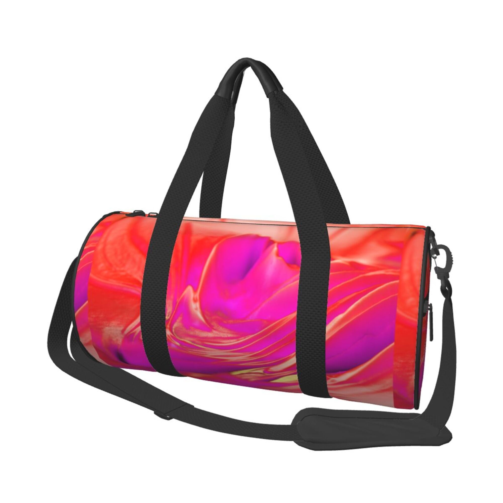 Colorful Abstract Lava Background |Circular Canvas Travel Luggage Bag ...