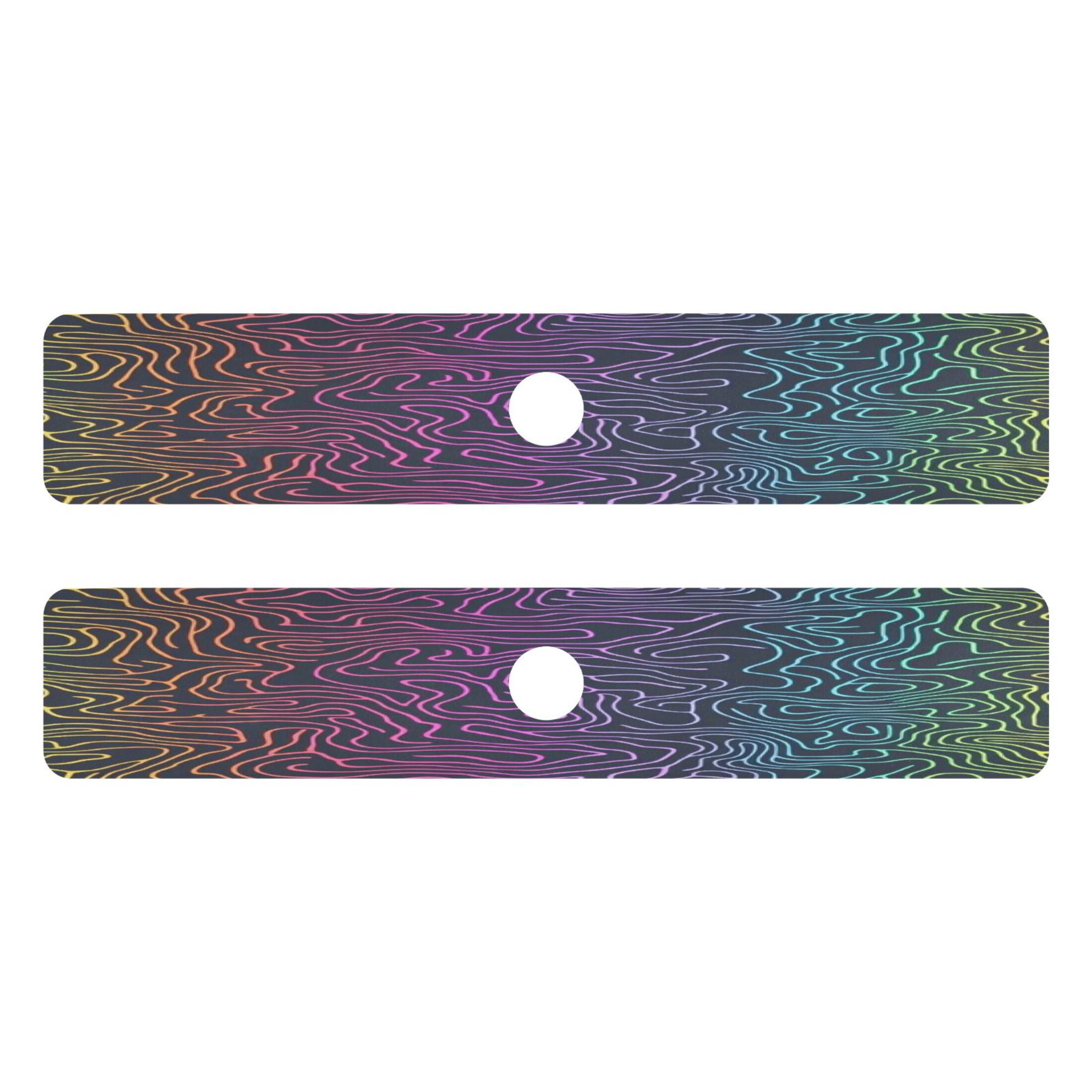 Colorful Abstract Line Extra Long Silicone Algae Sink Mat 30x5.4in 2 ...