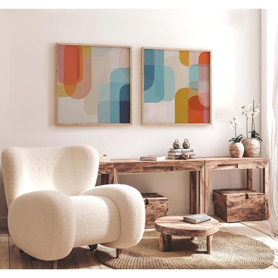 Colorful Abstract Paintings In Art Prints Home Decor Office Wall Art ...