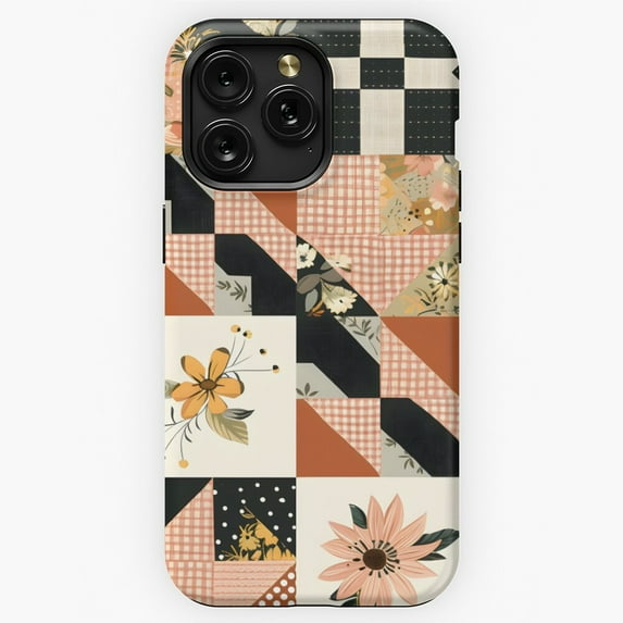 Colorful Abstract Plaids Flowers Shapes Pattern iPhone Case 17 to 11 ...