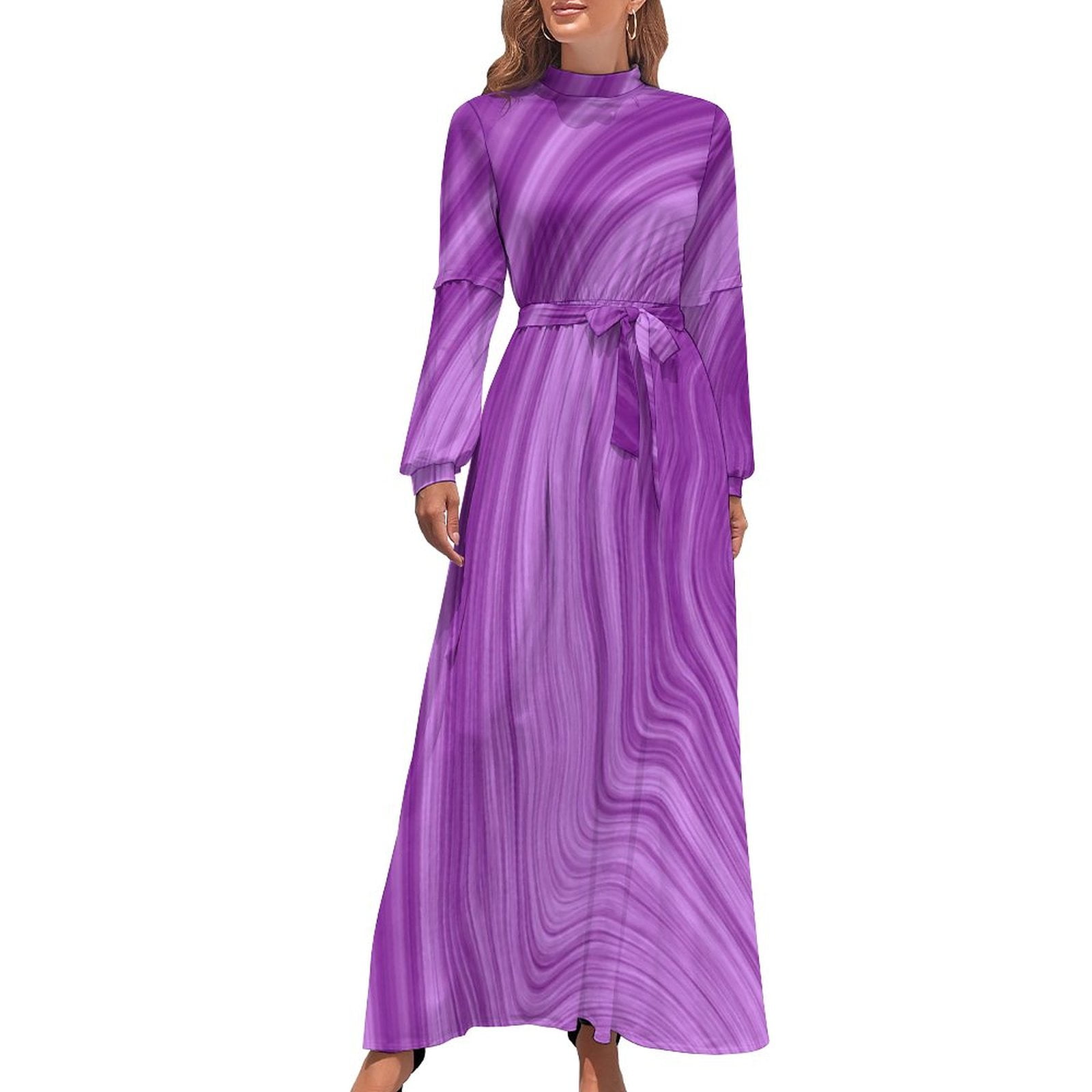 Colorful Abstract Print Dress Graffiti Art Elegant Maxi Dress Aesthetic ...