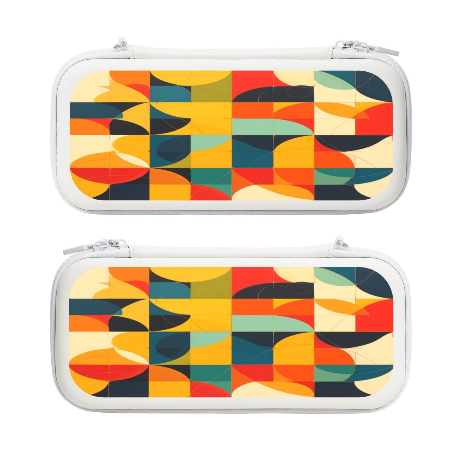 Colorful Abstract Vibrant Geometric Shape Curve, Carrying Case For ...