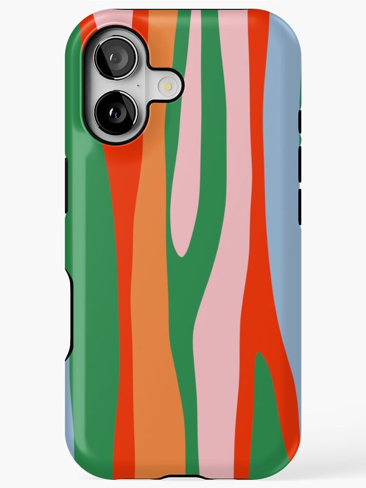 Colorful Abstract Wild Stripes Modern iPhone Case 11 12 13 14 15 16 17 ...
