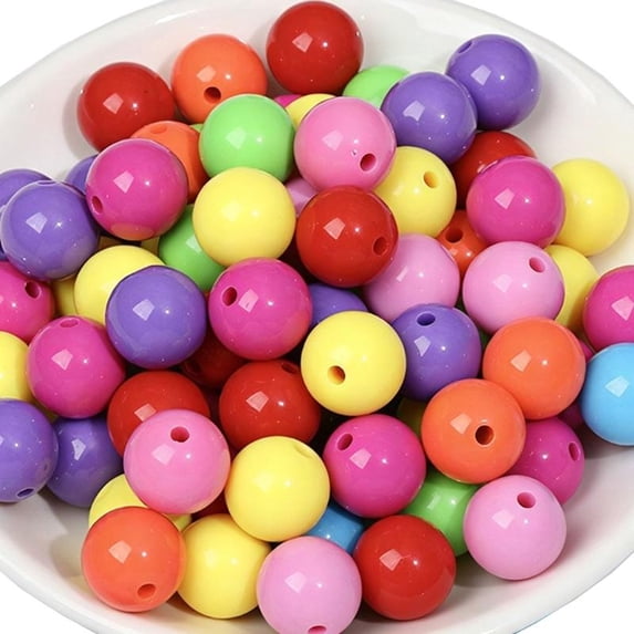 Colorful Acrylic Macaron Beads For Jewelry Making Handmade Crafts ...