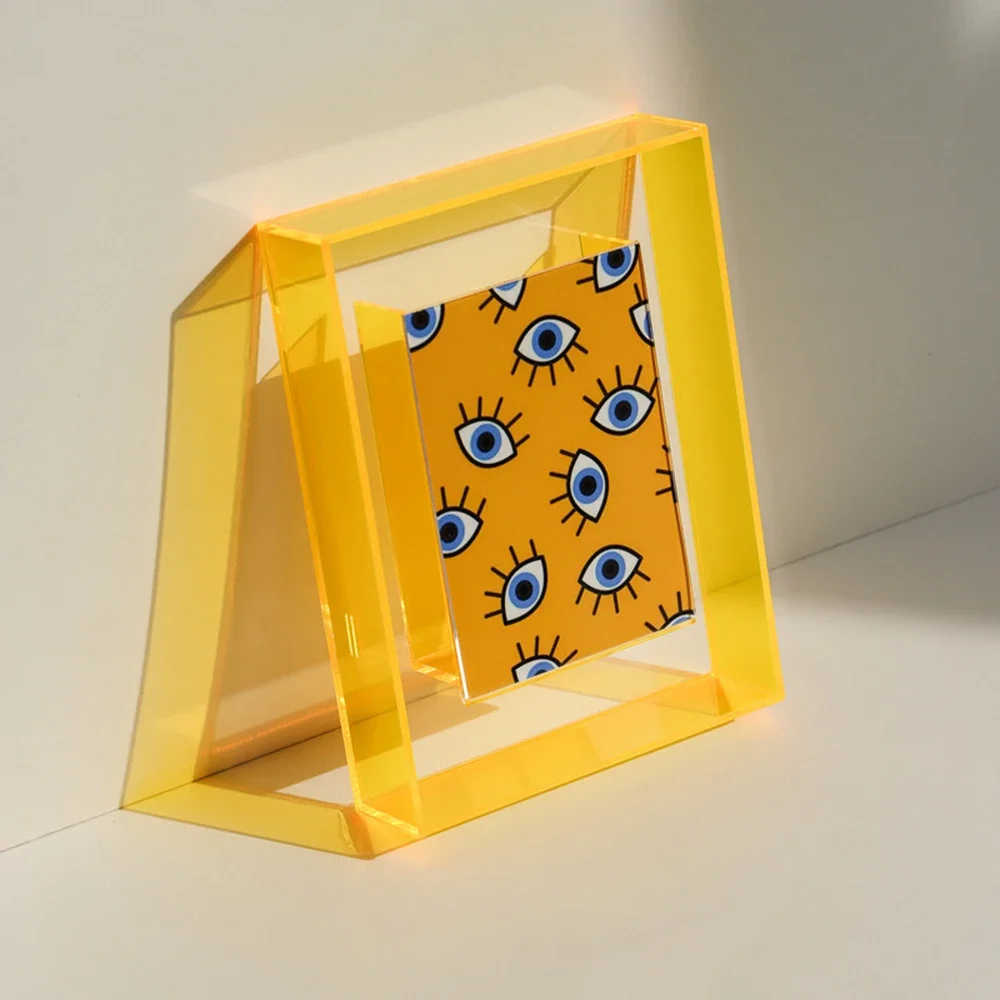 Colorful Acrylic Photo Frames Modern Simple 6 Inches Poster Painting ...