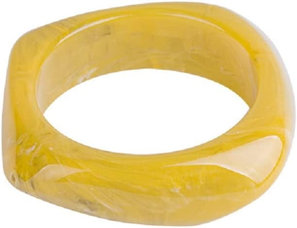 Colorful Acrylic Resin Geometric Bangle Bracelet Tortoiseshell Acetate ...